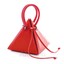 Ladies Solid Triangle Handbag Pyramid Bag Evening Tote Wallet Chain ...