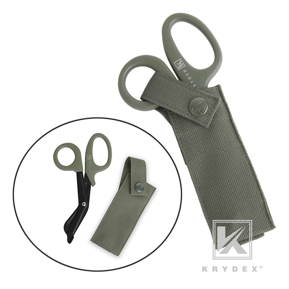 Krydex Medical Shears Pouch Tactical Scissor Sheath MOLLE Pouch w ...