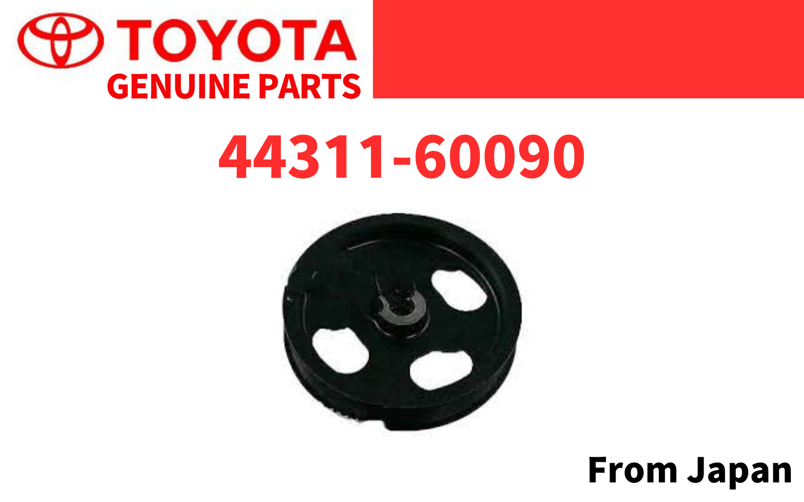 Lexus OEM Factory Power Steering Pump Pulley 2003-2009 GX470 44311 ...