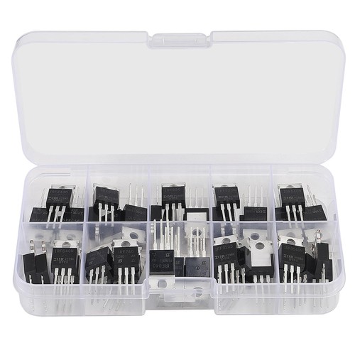 10 Values 50 Pcs IRFZ44N IRF510N IRF530N IRF540N IRF640N IRF740 IRF840 ...