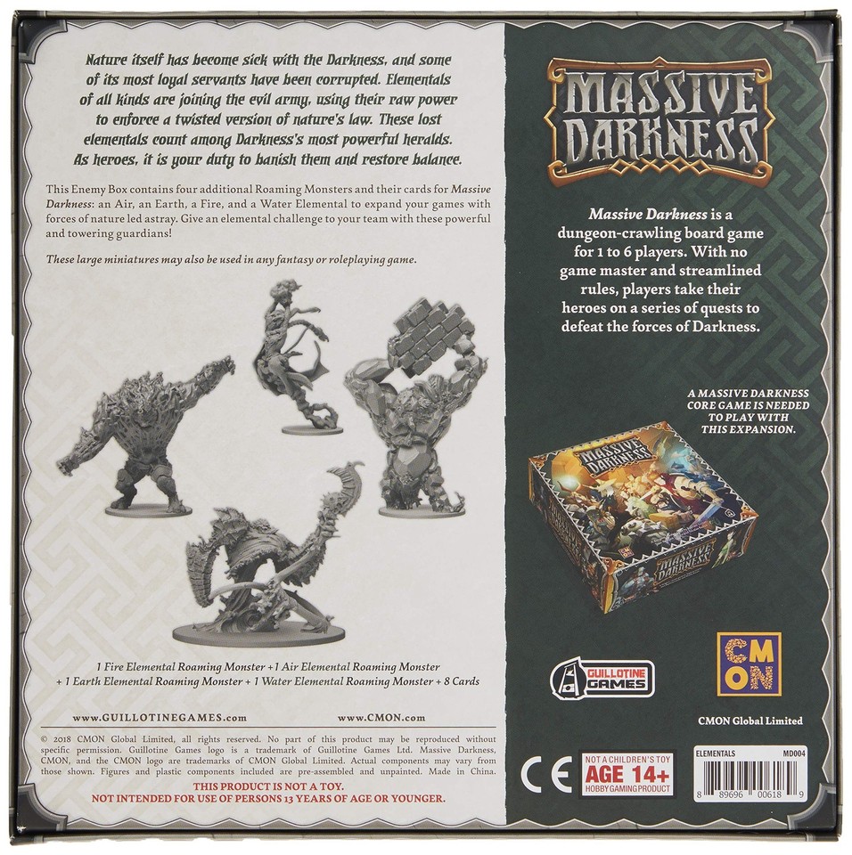 Massive Darkness: Elementals, Multi-Color (50588) | eBay