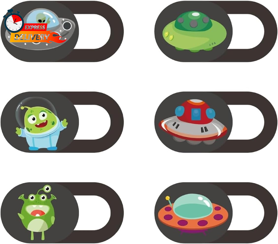 Mizi Webcam Privacy Cover Slide [6 Pack], Cute Camera Blocker Sticker ...