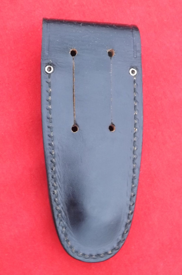 OLDER CASE XX LEATHER FLAP SHEATH SMOOTH BLACK FOR SHARKTOOTH KNIFE ...