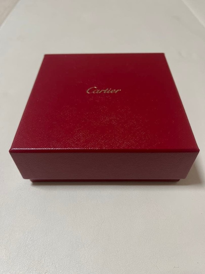 Cartier Authentic Necklace Jewelry Empty Box Case Red From Japan Used ...