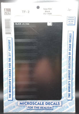 MicroScale | No. TF-2| Trim Film Black FS 17038 Decals | eBay