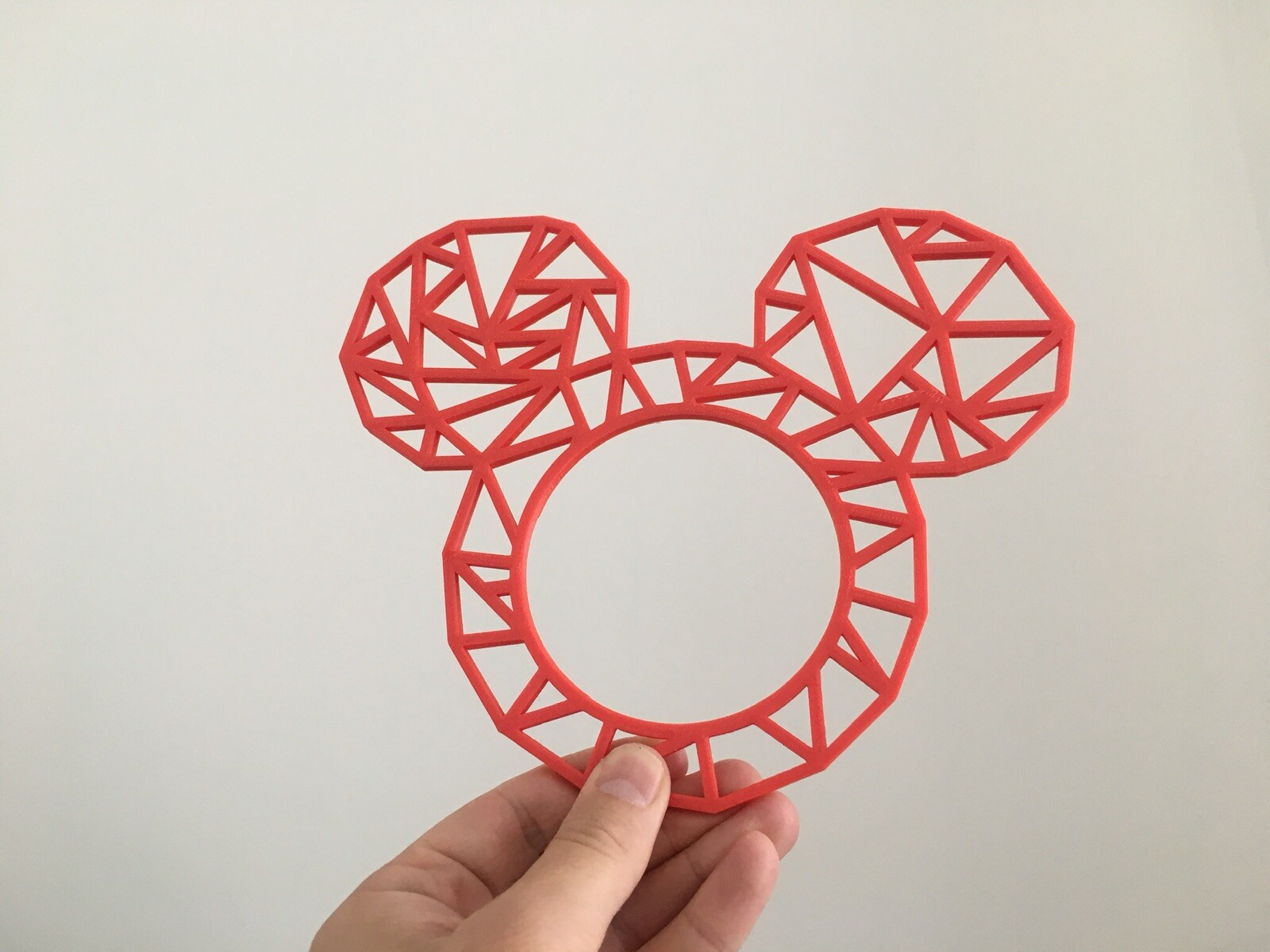 Geometric Mickey Mouse Disney Style Wall Art Decor Hanging Decoration ...