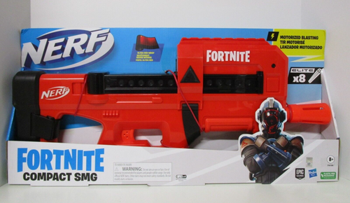 Nerf Fortnite Compact SMG Motorized Elite Dart Blaster New | eBay