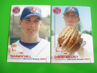 DAVID MAUST + SHAWN HILL - 2001 Vermont Expos set | eBay
