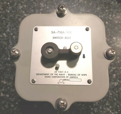General Quarters Alarm Switch / Box Naval, Commercial, HD SA-718A/WIC ...