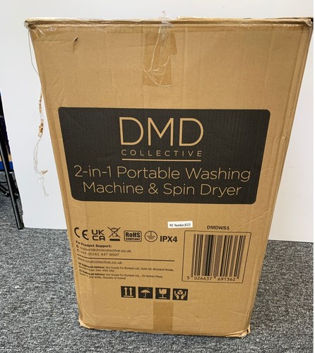 DMD Collective 2-in-1 Portable Washing Machine with Spin Dryer - #1008 ...