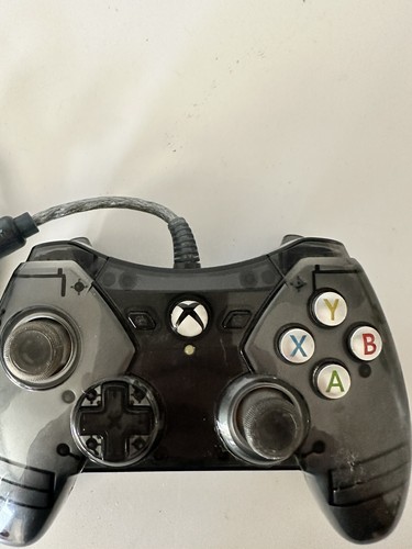 PowerA XBOX Grey Clear Wired Controller Model:1422336-01 UNTESTED | eBay