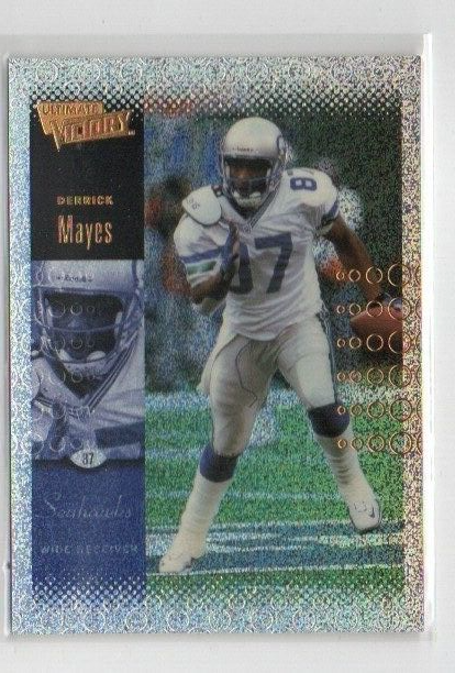 DERRICK MAYES SEATTLE SEAHAWKS 2000 UD ULTIMATE VICTORY GOLD PARALLEL ...