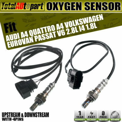 2 O2 Oxygen Sensors for Audi A4 Quattro Eurovan Passat 98-99 Up ...