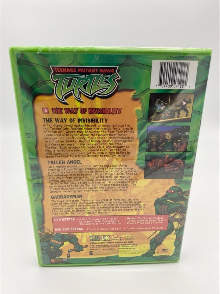 Teenage Mutant Ninja Turtles - Vol. 3: The Way of Invisibility DVD ...