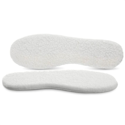 Boot Insoles Men Sheepskin Insoles Wool Felt Shoe Inserts Women Boot ...
