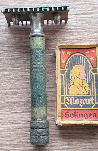 WW2 GERMAN safety razor ROTBART + blades +brush War Relic Rare | eBay