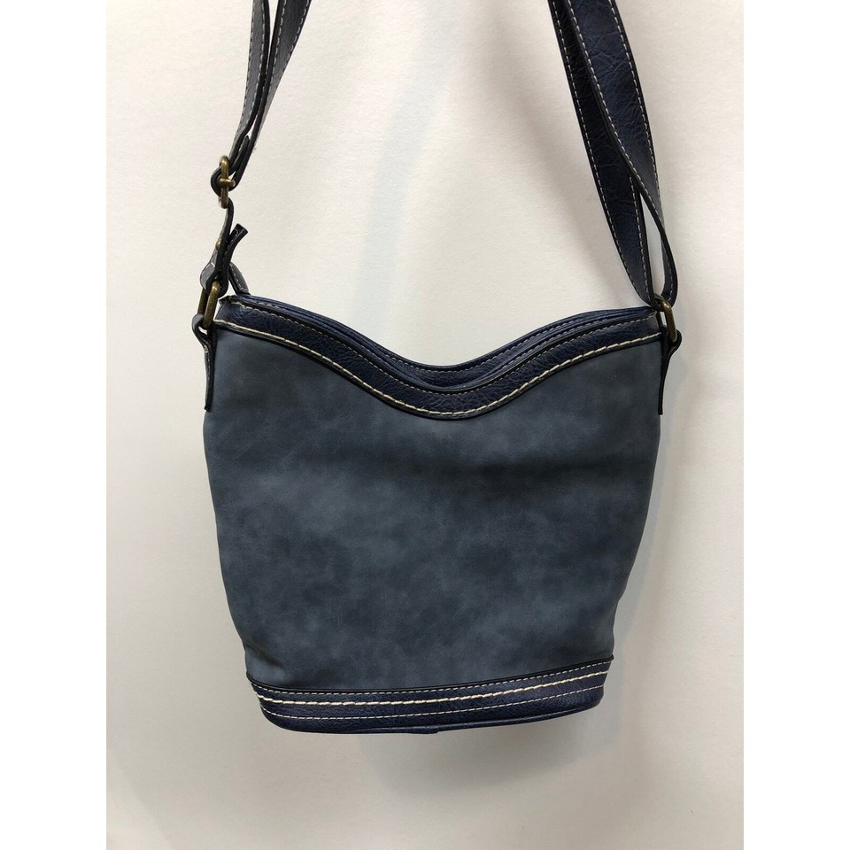 BOC Crossbody Shoulder Bag Purse Blue Born Concept Faux Leather | eBay