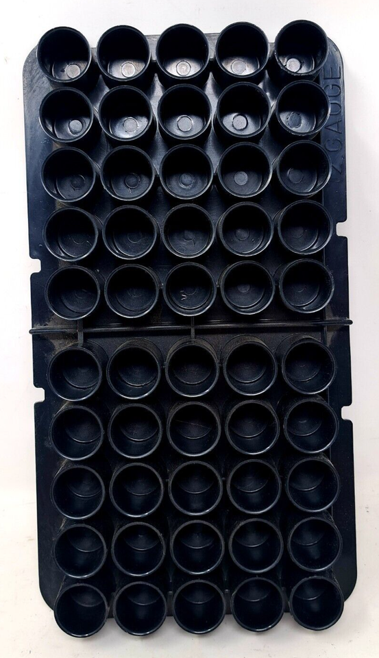 2 MTM Shotshell Tray 50 Round 12 & 20 Gauge SF-100/SD-100 Black 1 Tray ...