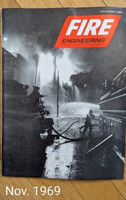 Fire Engineering Magazine Journal Of Fire Protection November 1969 | eBay