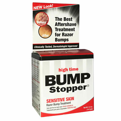 high time BUMP Stopper • SENSITIVE SKIN • RAZOR BUMP TREATMENT • CREAM ...