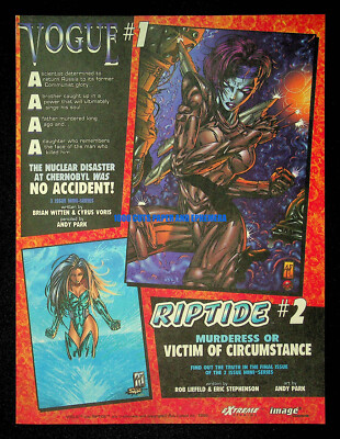 Vogue + Riptide Image Comics 1995 Trade Print Magazine Ad Poster ADVERT | eBay