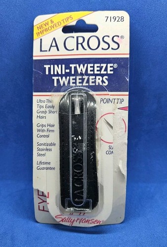 Sally Hansen La Cross TINI TWEEZE TWEEZERS Point Tip Ultra Thin 71928 ...