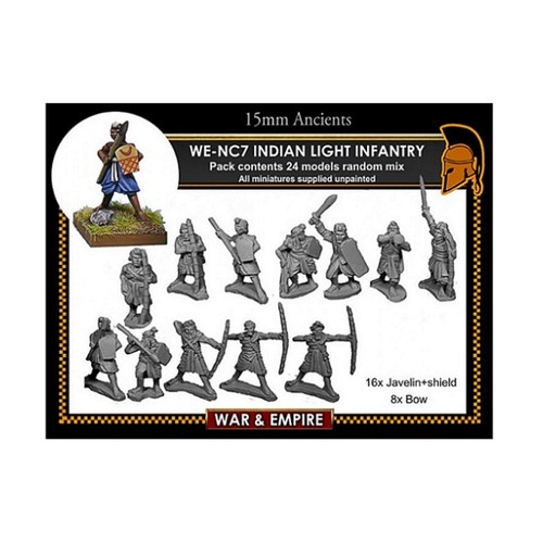 Forged in Battle Ancient Mini Indian 15mm Light Infantry - Indian Pack ...