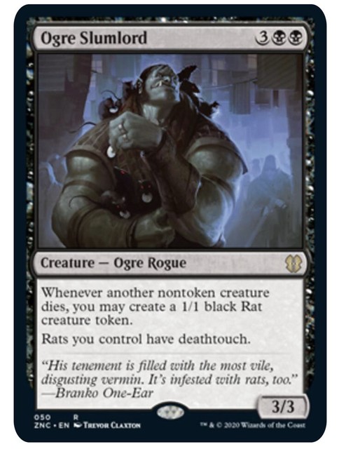 MTG Ogre Slumlord Commander: Zendikar Rising 050 Regular Rare for sale ...