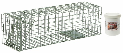 Duke #2 Model 1105 Standard Single Door Cage Trap Value Package - 24" X ...