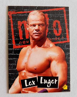Lex Luger WCW Sticker / Trading Card #S10 WWE WWF NXT TOPPS | eBay