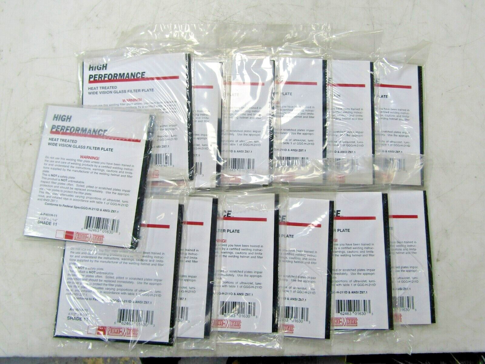 💥13) NEW FIBRE-METAL HEAT TREATED WIDE VISION GLASS FILTER PLATE A ...