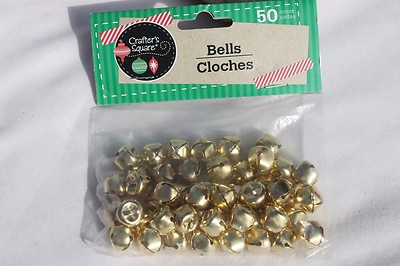 Craft Bells Golden Color Craft Supplies 12mm Bells 50pcs | eBay