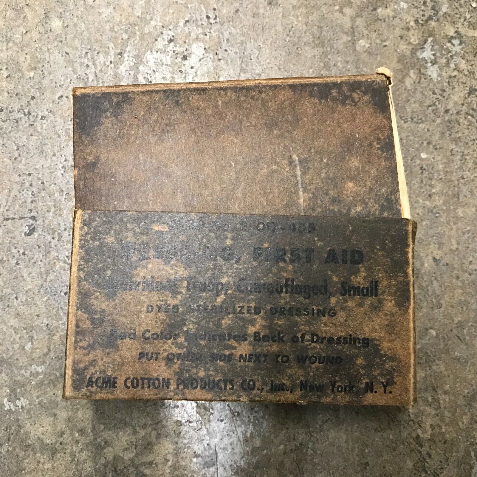 US Army WWII Era M1942 First Aid Kit OD Canvas Pouch L-97 | eBay