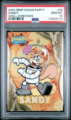 2024 WONDERCARD SPONGEBOB SQUAREPANTS SERIES 2-OCEAN PARTY SHELL GOLD ...