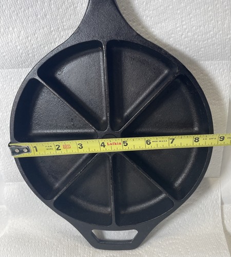 Cracker Barrel Country Store Cast Iron Divided 8 Slice Cornbread Pan | eBay