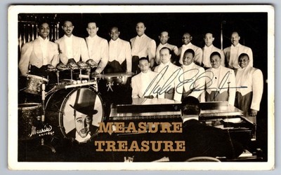 C.1937 DUKE ELLINGTON SIGNED JAZZ ORCHESTRA BAND MAURICE RPPC PHOTO ...
