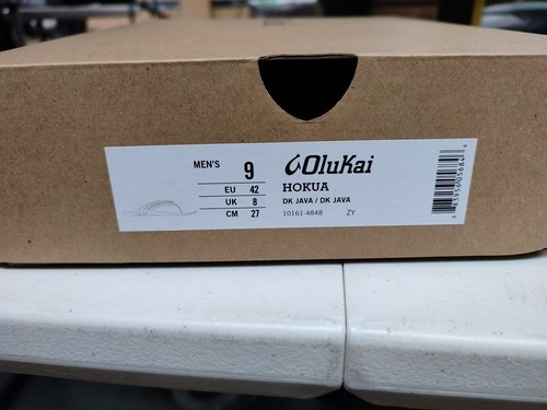 OluKai Hokua Men’s | Leather sandals flip flops -dk Java -SZ 9 | eBay