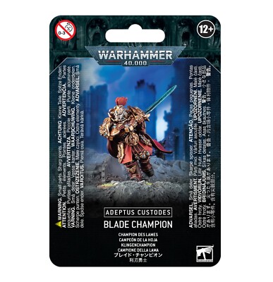 Blade Champion Adeptus Custodes Warhammer 40K NIB 5011921163106| eBay