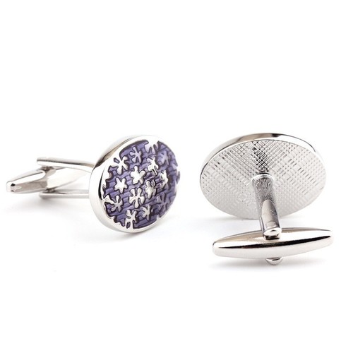 Cufflinks Vintage Purple Mens Jewelry Cuff Buttons On Suit Wedding ...