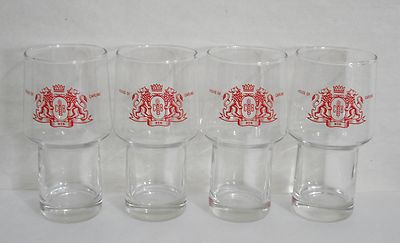 Vintage House of Carling (Black Label) Beer Glasses set of 4 | eBay