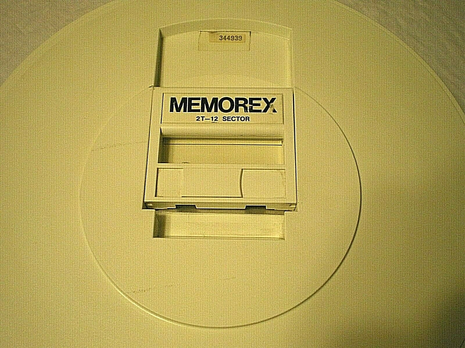 MEMOREX Vtg IBM Mainframe Computer HARD DISK and 15" Plastic Case ...