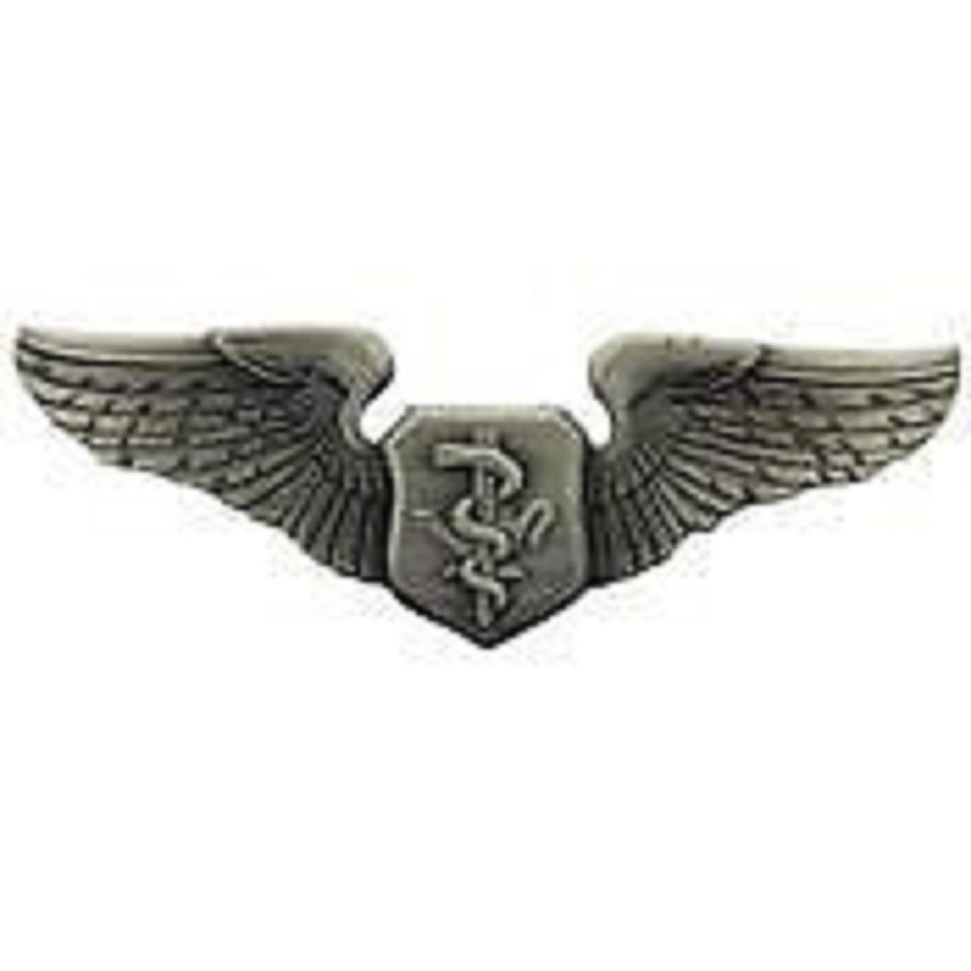 AIR FORCE BASIC FLIGHT NURSE 3 INCH WINGS BADGE PIN | eBay