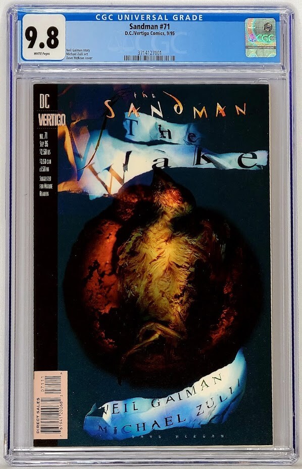 Sandman #71 DC / Vertigo 1995 CGC 9.8 NM/MT WP Neil Gaiman Top Census ...