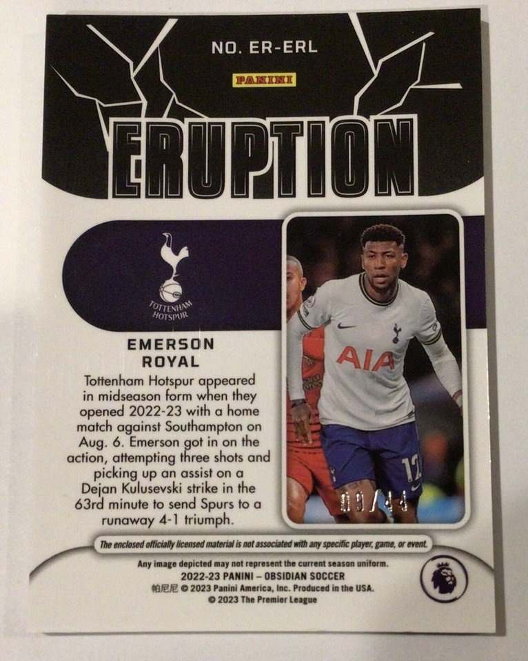 Emerson Royal Eruption Red Pulsar Patch /44 | eBay