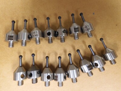 CMM Touch Probe Stylus - M5 Thread - 3mm Black Tip Ball - 20mm Length ...