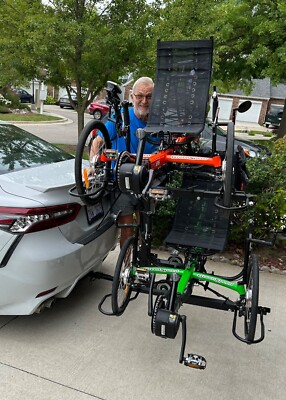 Hitch Master car rack for two recumbent trikes | eBay