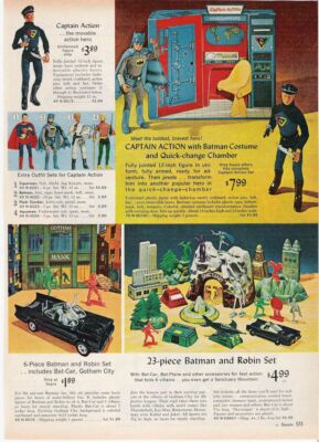 Vintage Captain Action Toy Ad Reproduction Print Advertising 17x12 | eBay