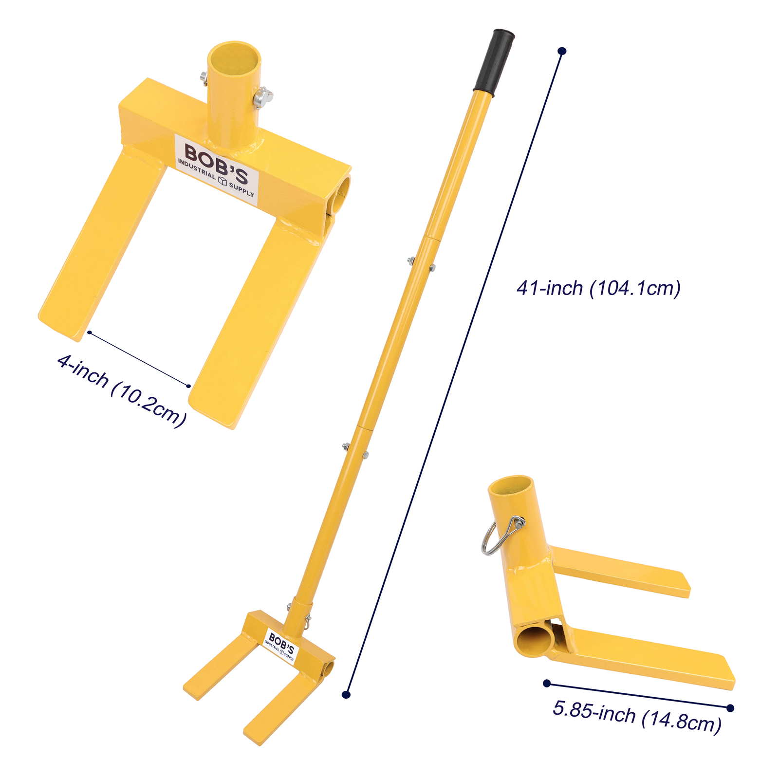 BISupply Pallet Buster Tool with Handle 3 Section 41in Deck Wrecker ...