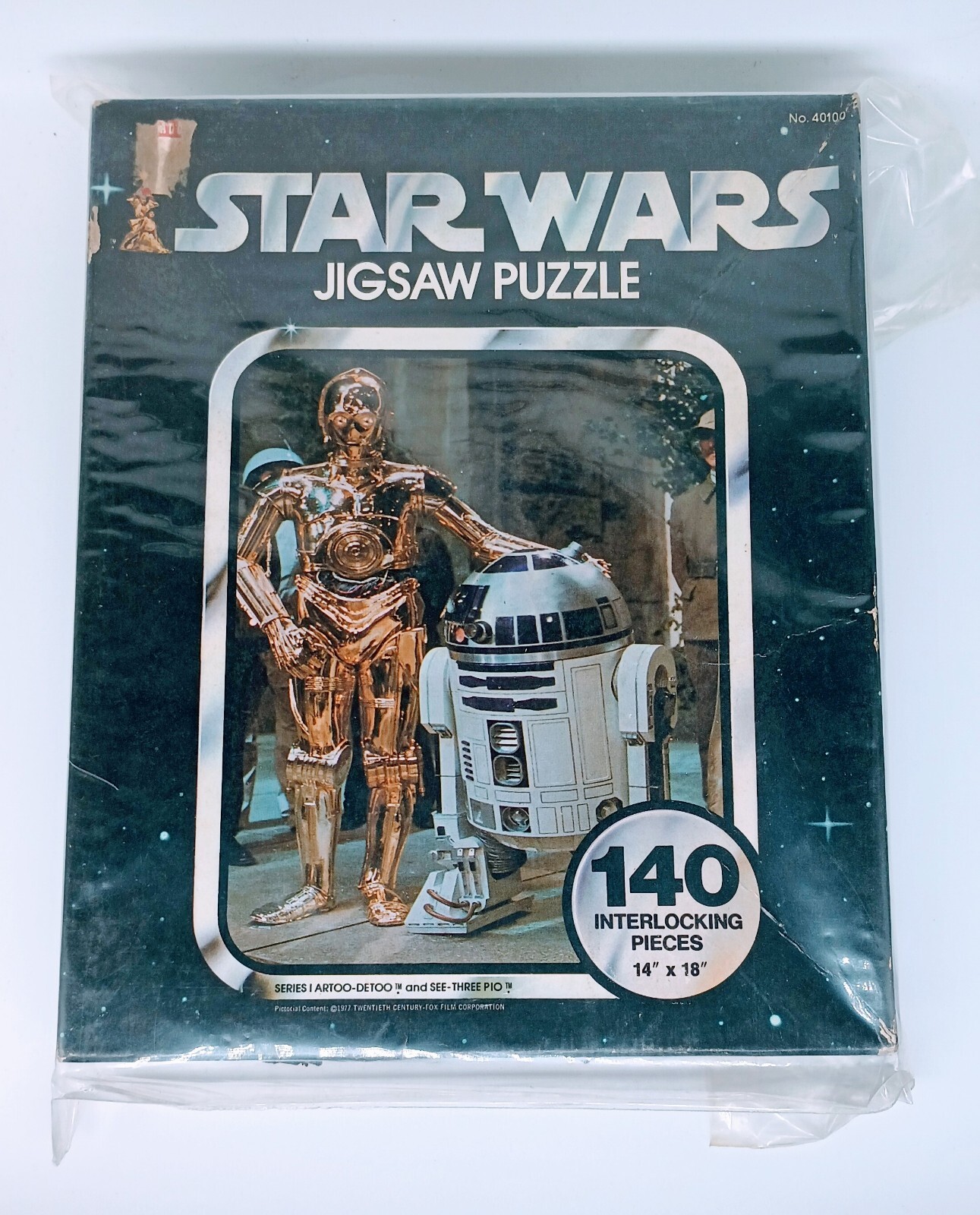 STAR WARS VINTAGE 1977 JIGSAW PUZZLE 140 PIECES 14" x 18" KENNER 40100 ...