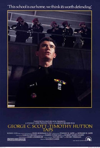 TAPS Movie POSTER 27x40 Timothy Hutton George C. Scott Ronny Cox Sean ...